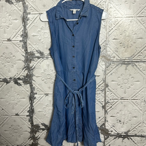 POPSUGAR | Dresses | Pop Sugar Button Down Chambray Dress | Poshmark